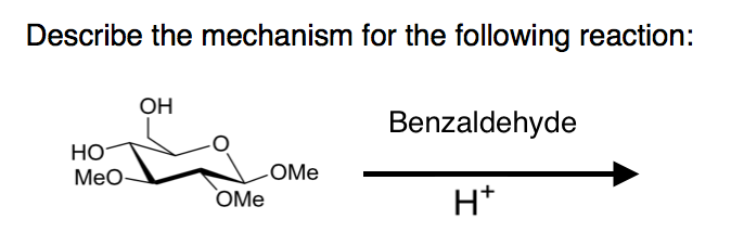 Solved Describe the mechanism for the following reaction: OH | Chegg.com