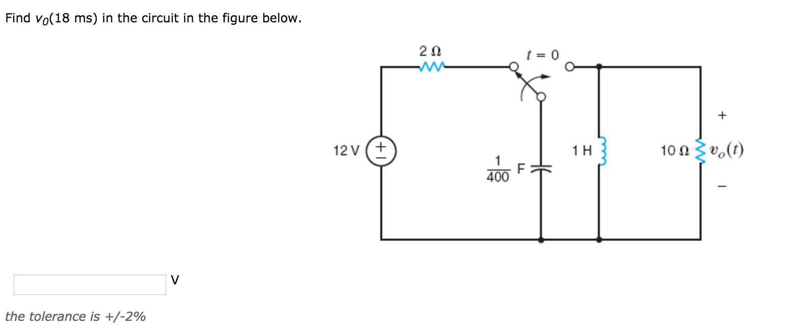 Solved Given that VC1 (0-) 4 2 F 10 V and VC2(0-)E 20 Vin | Chegg.com
