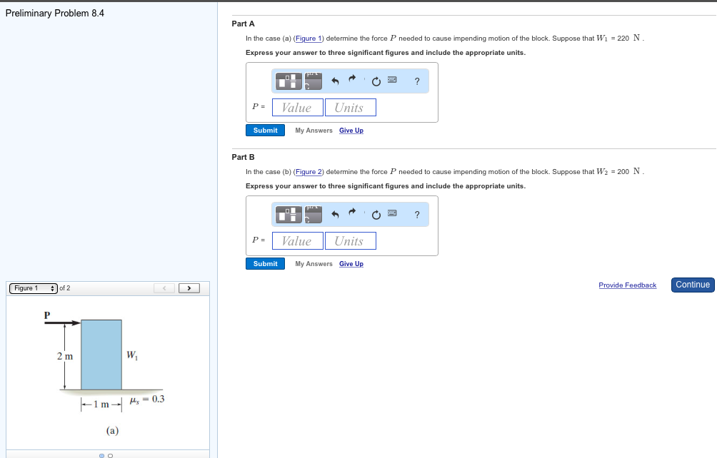 Solved Preliminary Problem 8.4 Part A In the case (a) | Chegg.com Solved Preliminary Problem 8.4 Part A In the case (a) | Chegg.com
