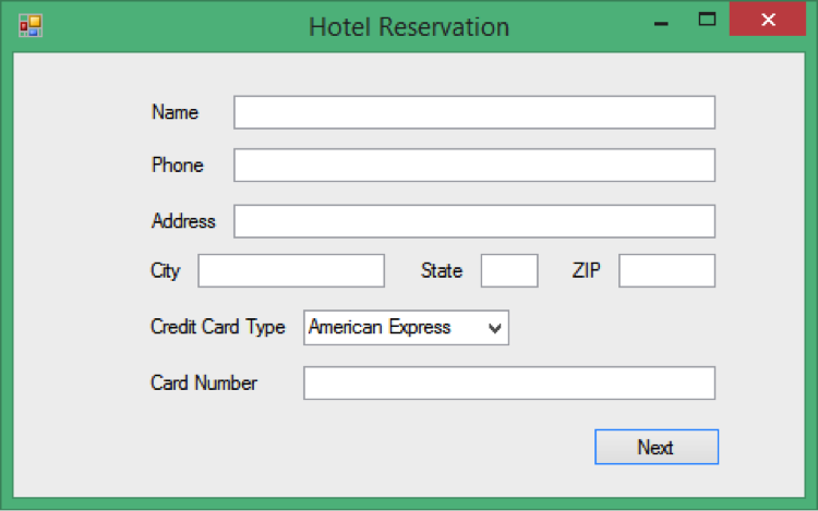 Solved PS: I know how to create the labels and textboxes, I | Chegg.com