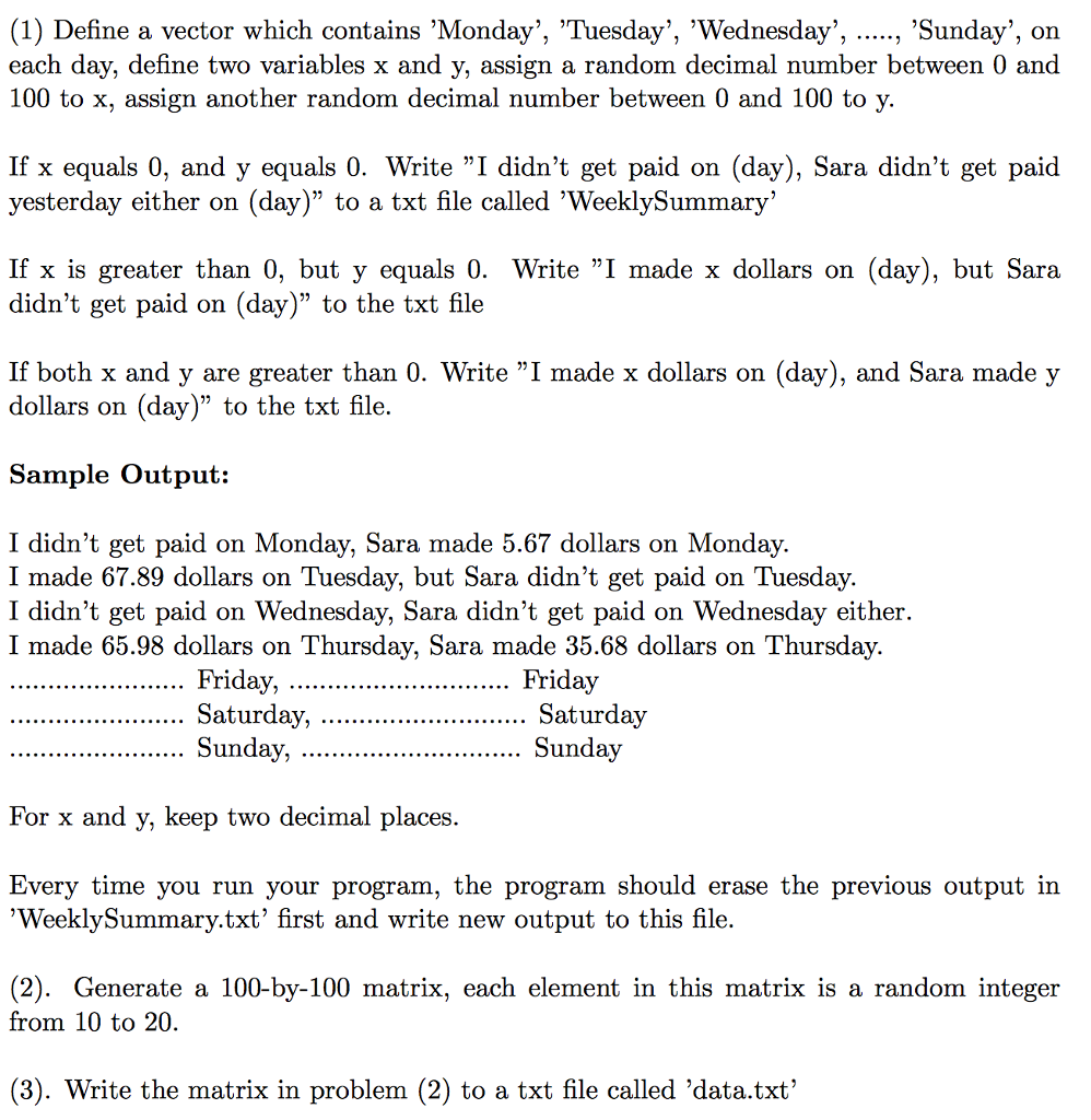 Solved Matlab Code Solution Please Show Code And Txt Tile 9040