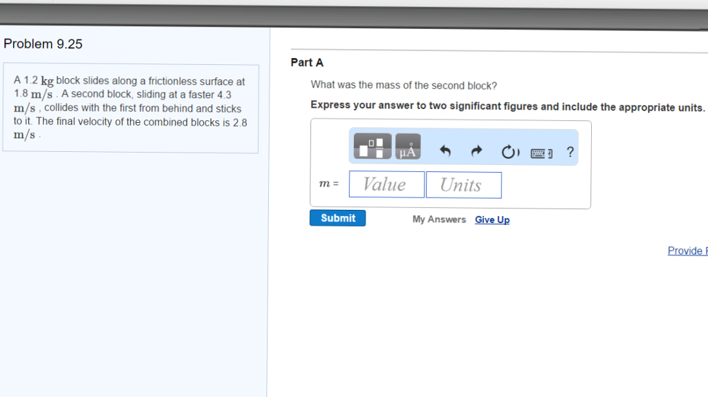 Solved A 12 Kg Block Slides Along A Frictionless Surface At