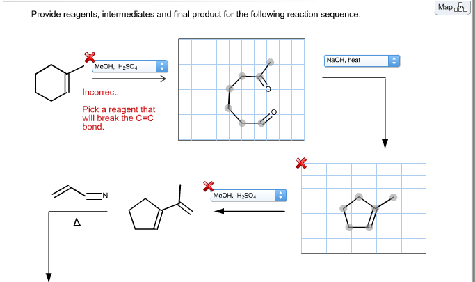 Solved Provide reagents, intermediates and final product for | Chegg.com Solved Provide reagents, intermediates and final product for | Chegg.com