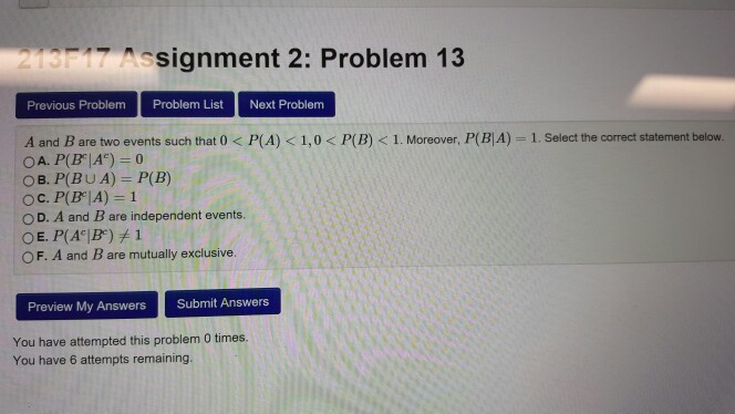 Solved 7Assignment 2: Problem 13 Previous ProblemProblem | Chegg.com Solved 7Assignment 2: Problem 13 Previous ProblemProblem | Chegg.com