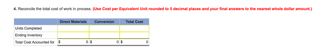 Solved 2. Calculate the number of equivalent units. | Chegg.com