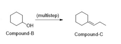 Solved (multistep) OH Compound-B Compound-C | Chegg.com