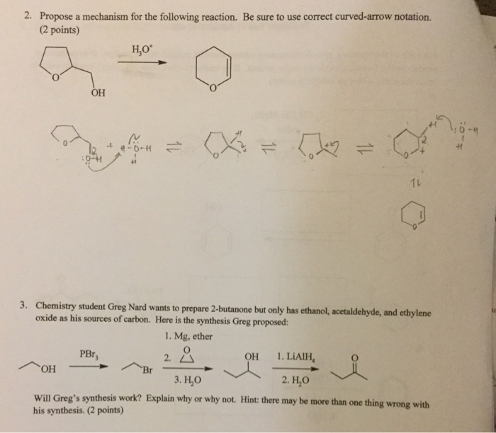 Solved Propose a mechanism for the following reaction. Be | Chegg.com
