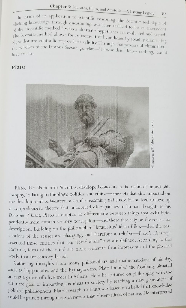 Solved CHAPTER 3 Socrates, Plato, and Aristotle A Lasting | Chegg.com