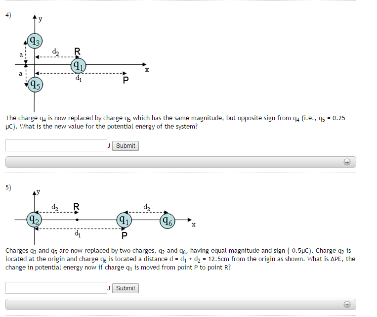 Solved A point charge q2 = -0.5 ?C is fixed at the origin of | Chegg.com