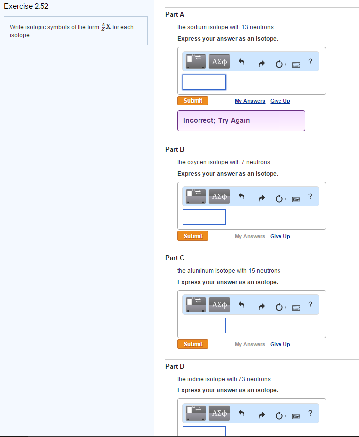 Solved Write isotopic symbols of them AZ x for each isotope | Chegg.com