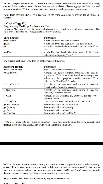 Solved Answer th qstivas or write programs to sulve problems | Chegg.com