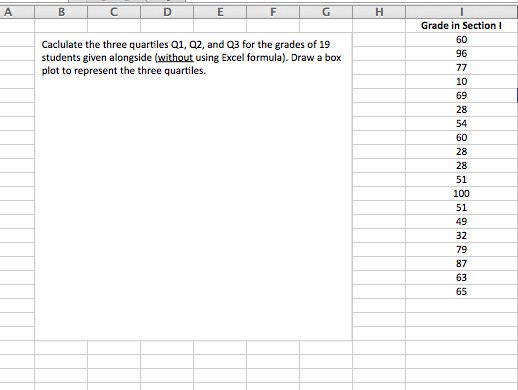 Solved Calculate the three quartiles Q1, Q2, and Q3 for the | Chegg.com
