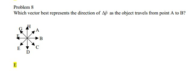Solved Which vector best represents the direction of Delta | Chegg.com