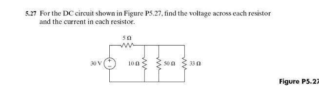 Solved Find Voltage Across Each Resistor And The Current In