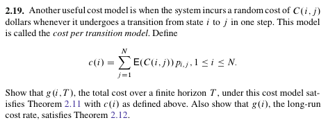 2.19. Another useful cost model is when the system | Chegg.com