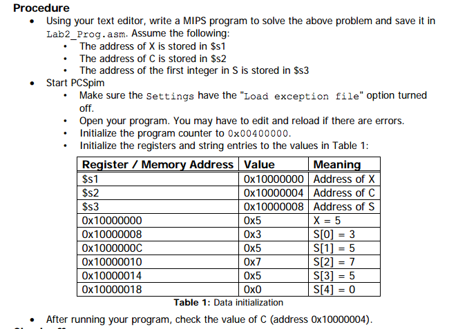 Solved Using your text editor, write a MIPS program to solve | Chegg.com