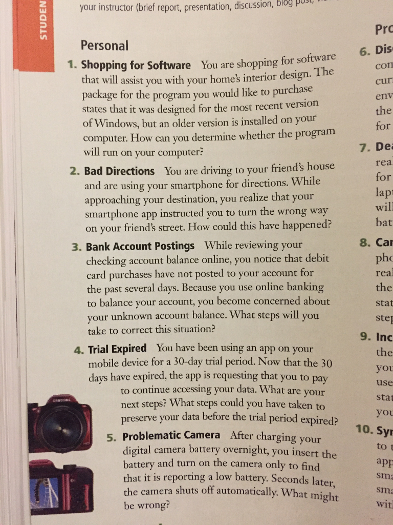 Solved Can someone please help me with these five questions? | Chegg.com