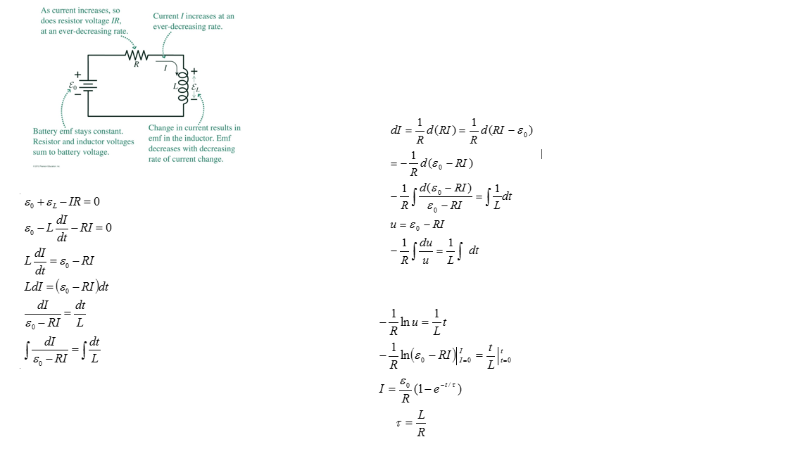 Solved Here is a derivation of the equation of current in an | Chegg.com
