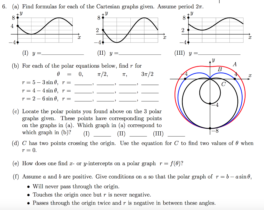 Solved 6. (a) Find formulas for each of the Cartesian graphs | Chegg.com