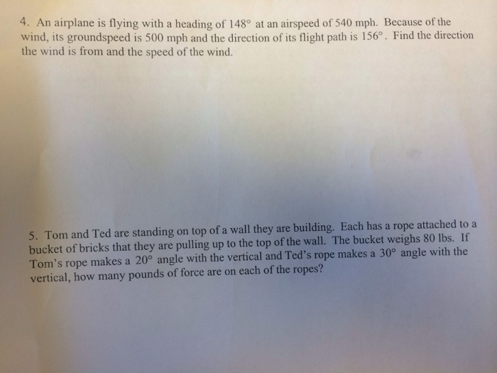 4. An airplane is flying with a heading of 148 degree | Chegg.com