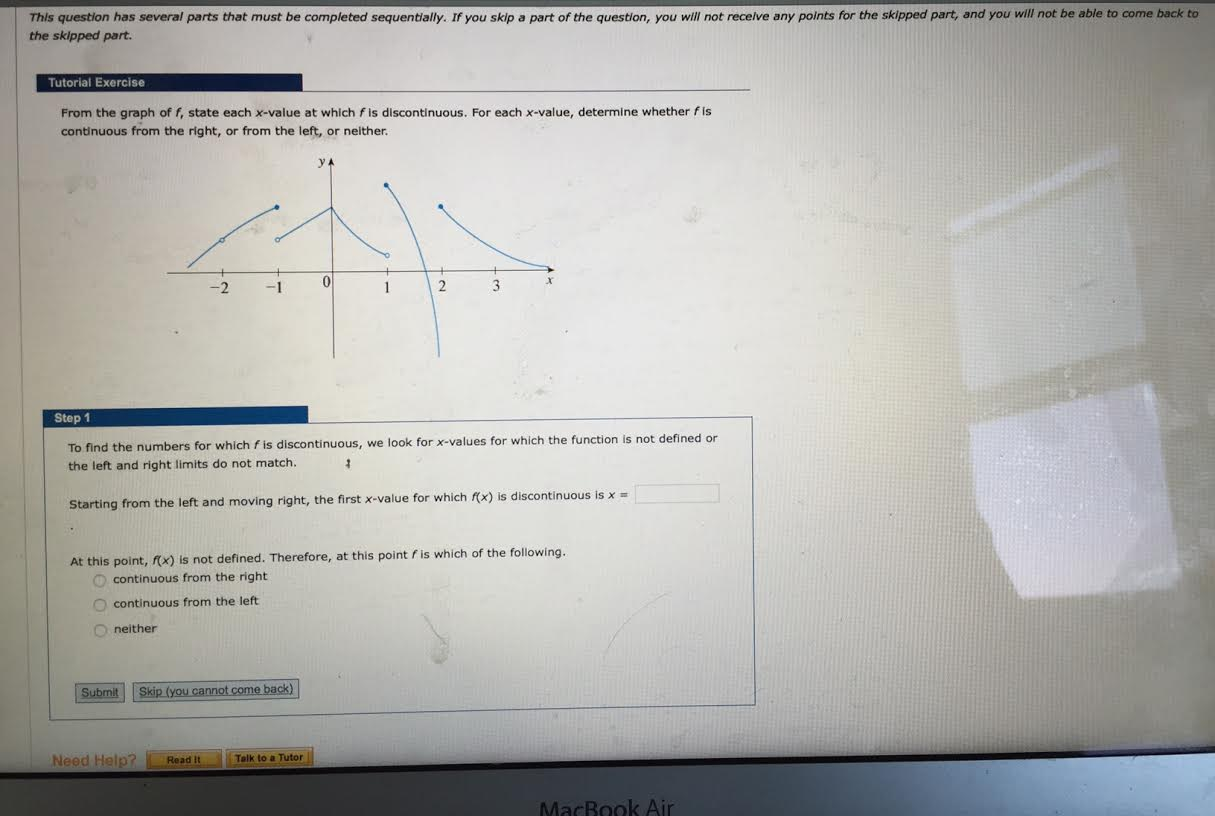 Solved From the graph of f_1 each x-value at which f is | Chegg.com