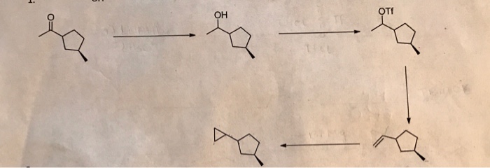 Solved OH OTf | Chegg.com