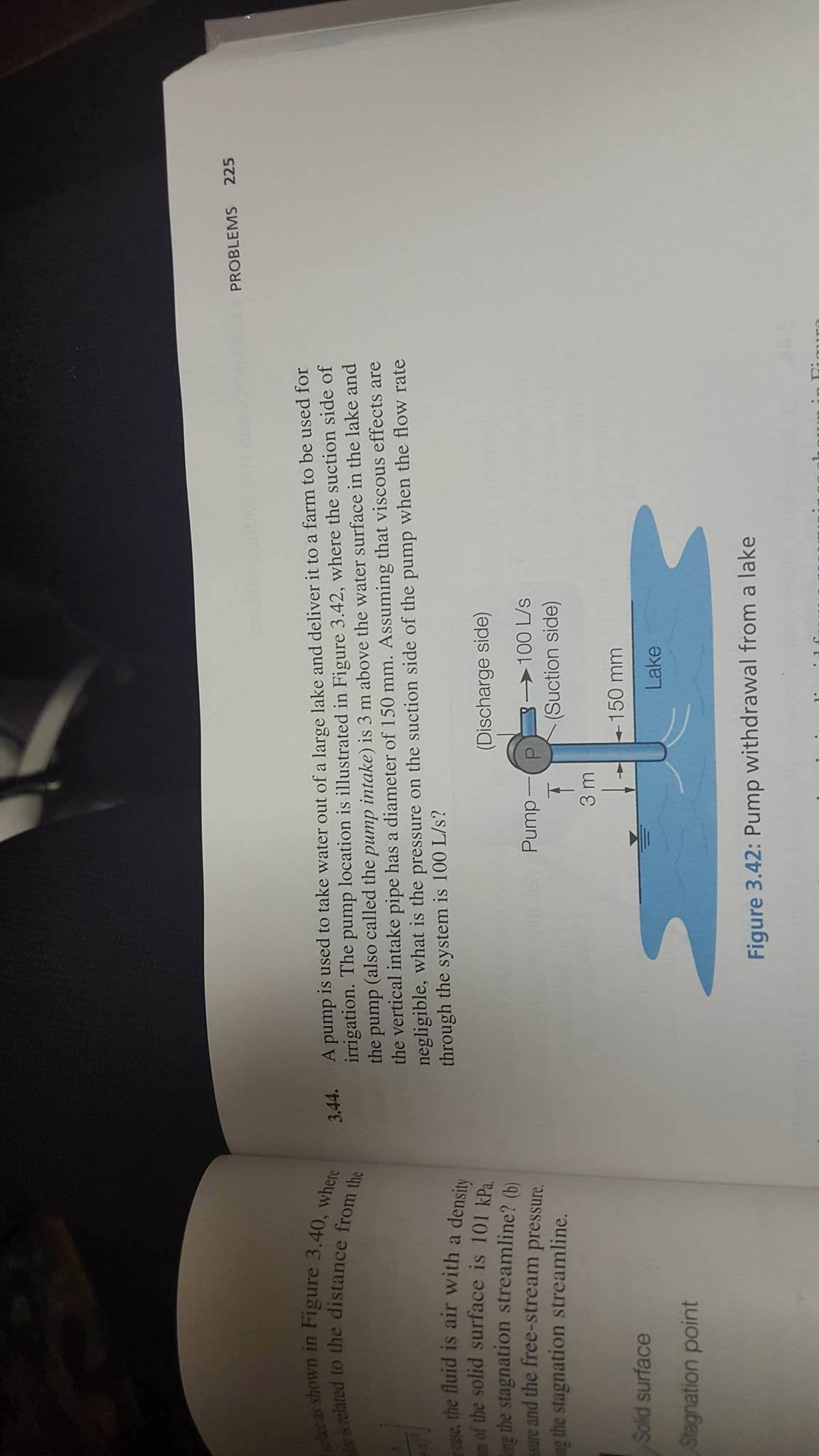 Solved A pump is used to take water out of a large lake and | Chegg.com