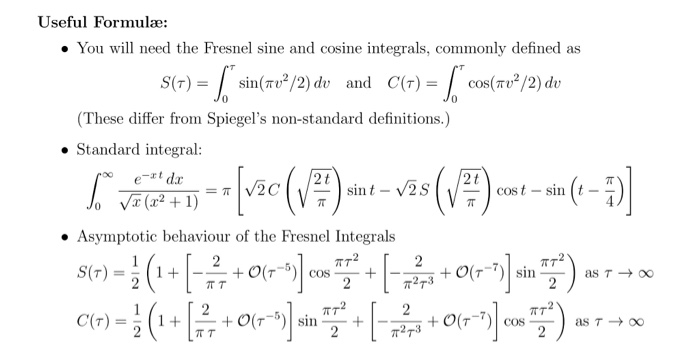 Solved Use Laplace Transforms to solve the driven harmonic | Chegg.com