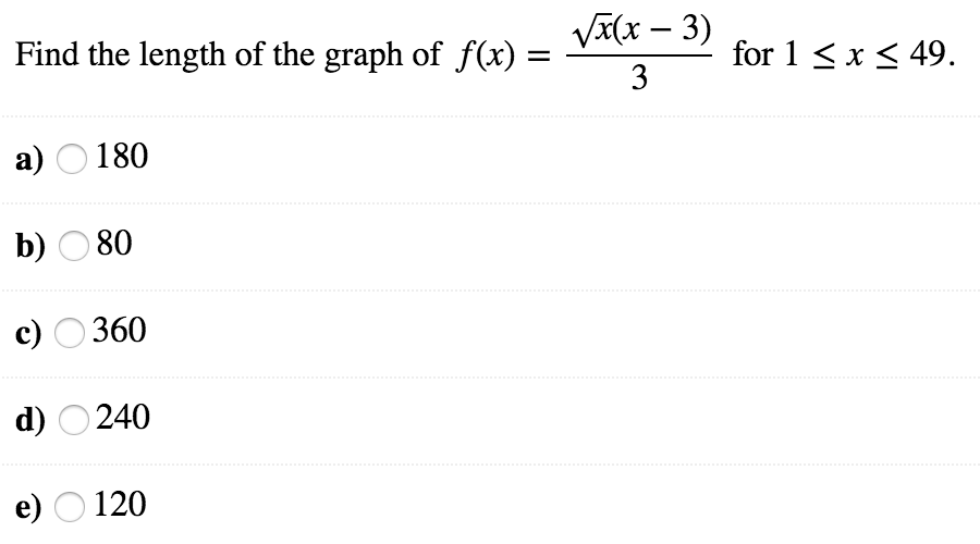 Solved Find the length of the graph of f(x) = squareroot x(x | Chegg.com