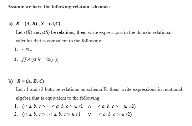 Hello This question is related to relational | Chegg.com