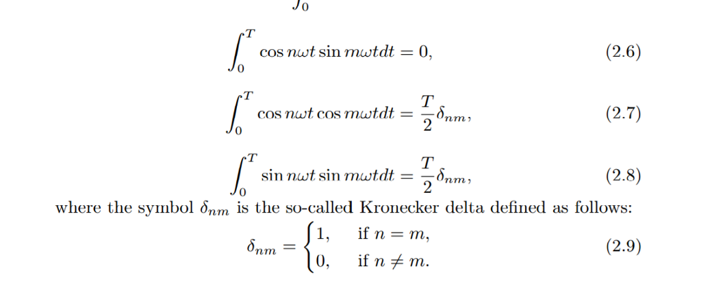 Solved Integral_0^T cos n omega t sin m omega t dt = 0 | Chegg.com