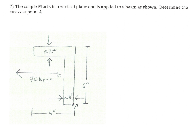 Solved The couple M acts in a vertical plane and is applied | Chegg.com