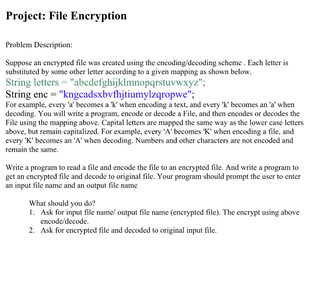 Suppose an encrypted file was created using the | Chegg.com