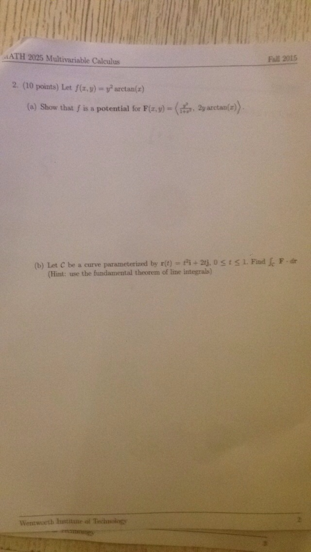 Solved Let f(x, y) = y^2 arctan(x) Show that f is a | Chegg.com Solved Let f(x, y) = y^2 arctan(x) Show that f is a | Chegg.com
