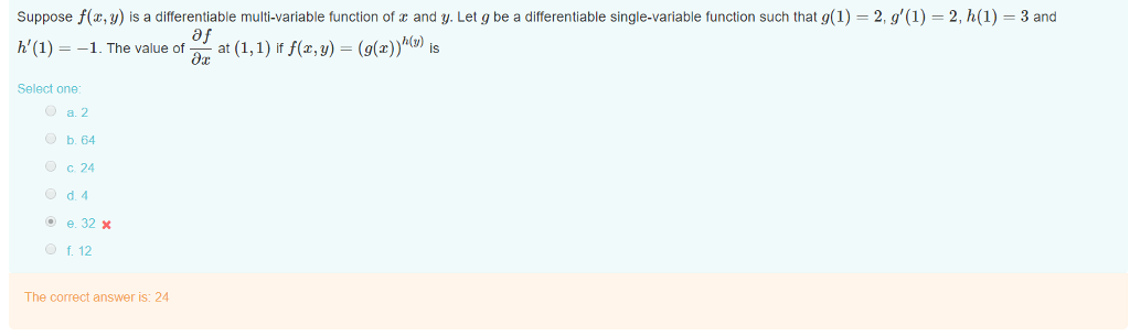 Solved Suppose f(z,y) is a differentiable multi-variable | Chegg.com