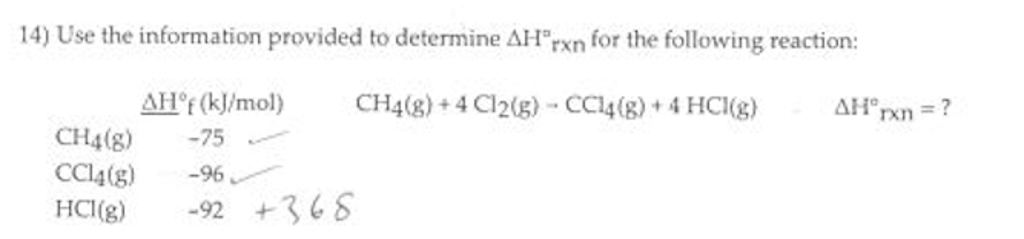 Solved Use the information provided to determine delta H | Chegg.com
