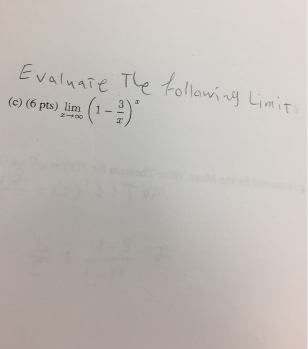 Solved Evaluate the following limit lim_x rightarrow | Chegg.com