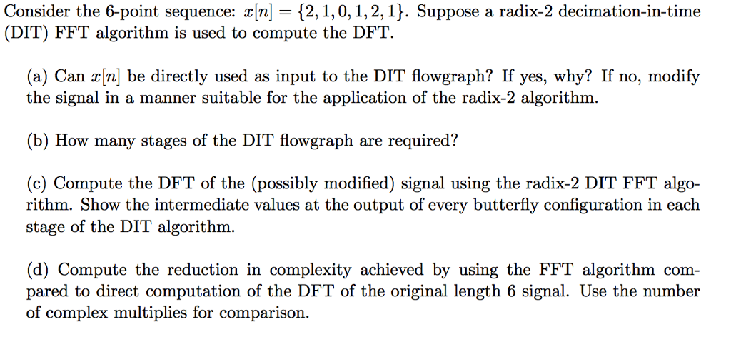Solved Consider the 6-point sequence: x[n] = {2, 1, 0, 1, 2, | Chegg.com