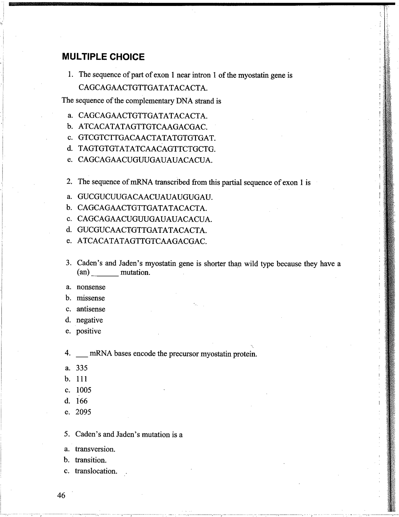 Solved HUMAN GENETICS NEED HELP PROBLEMS 1-10 Â | Chegg.com