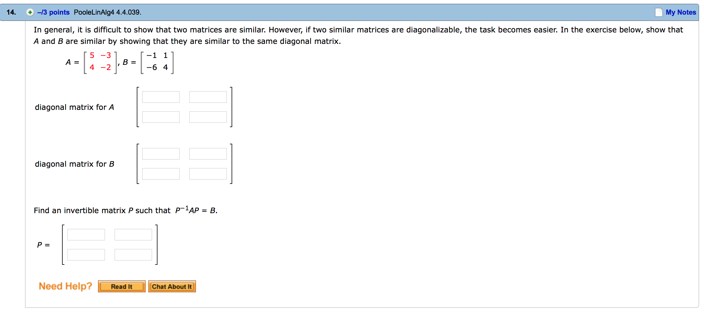 In general, it is difficult to show that two matrices | Chegg.com