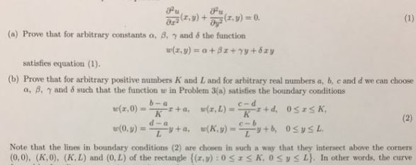 Solved (a) Prove that for arbitrary constants o, β, γ and δ | Chegg.com