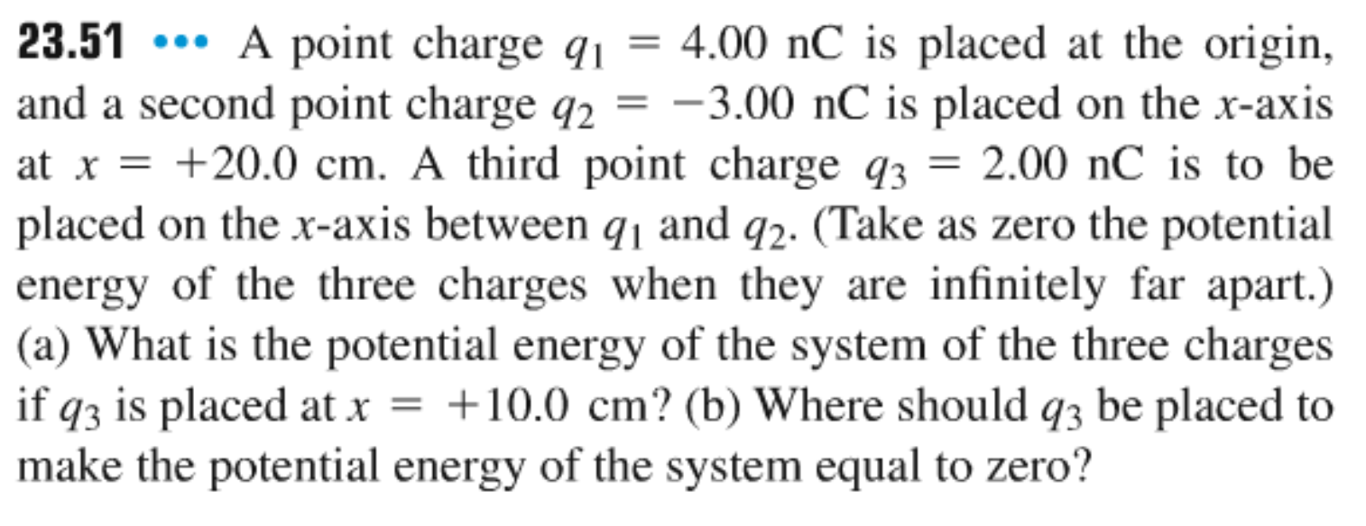 Solved A point charge q1=4.00 nC is placed at the origin, | Chegg.com