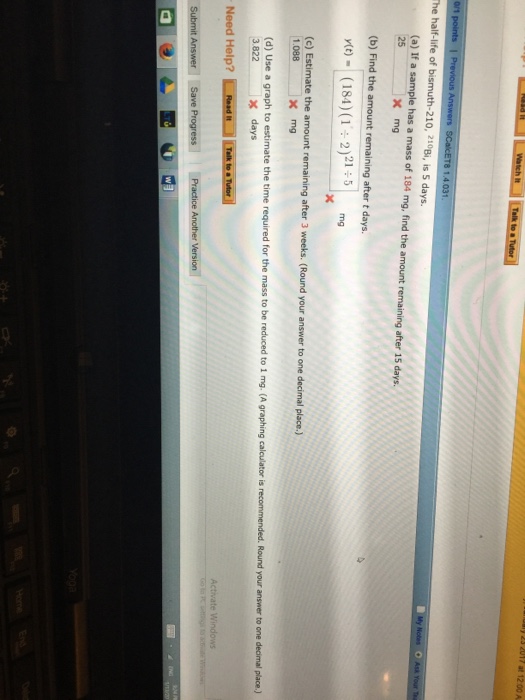 solved-the-half-life-of-bismuth-210-bi-is-5-days-if-a-chegg