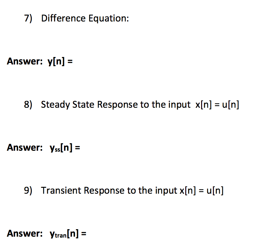 Solved Problem l: Given the unit sample response of a | Chegg.com