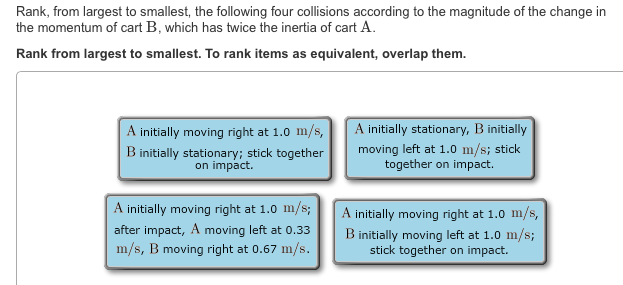 Solved Rank, from largest to smallest, the following four | Chegg.com