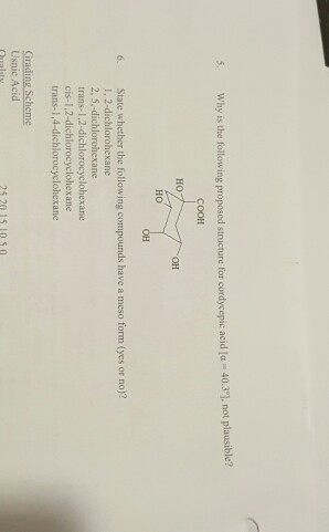 Solved Why is the following proposed structure for | Chegg.com