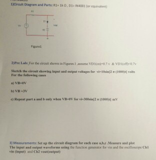 Solved Sketch the circuit showing input and output voltage | Chegg.com