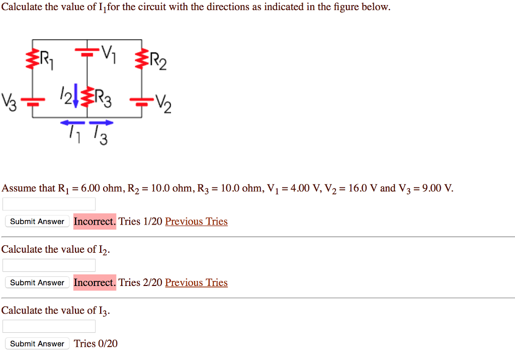 Solved Calculate the value of I_1 for the circuit with the | Chegg.com