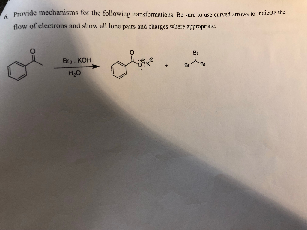 Solved . Provide mechanisms for the following | Chegg.com