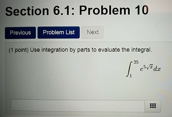 Solved Section 6.1: Problem 10 Previous Problem List Next (1 | Chegg.com